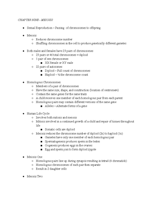 BIO 110 Notes - Chapter 1: Science of Life ★ Biology Study of life ...