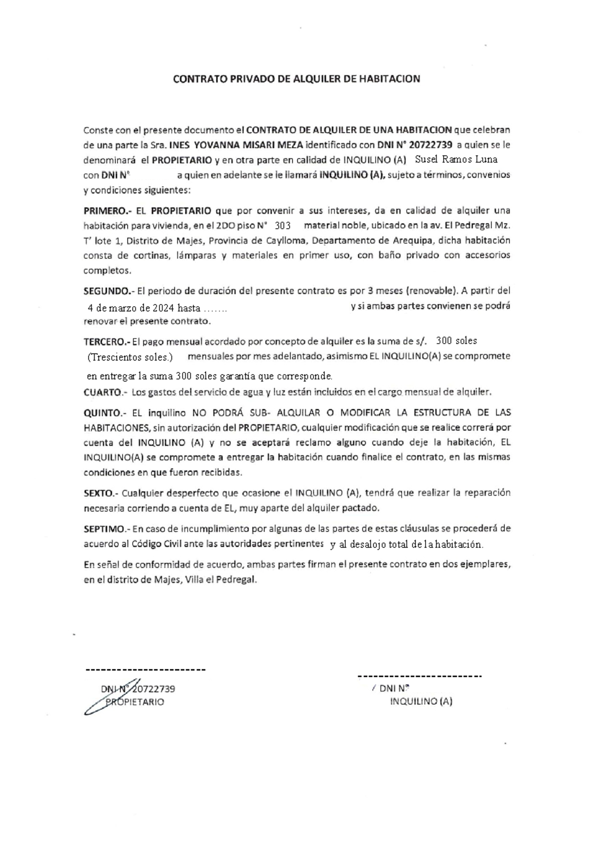 Documento de habitaciones - Economía General - Susel Ramos Luna 303 4 ...