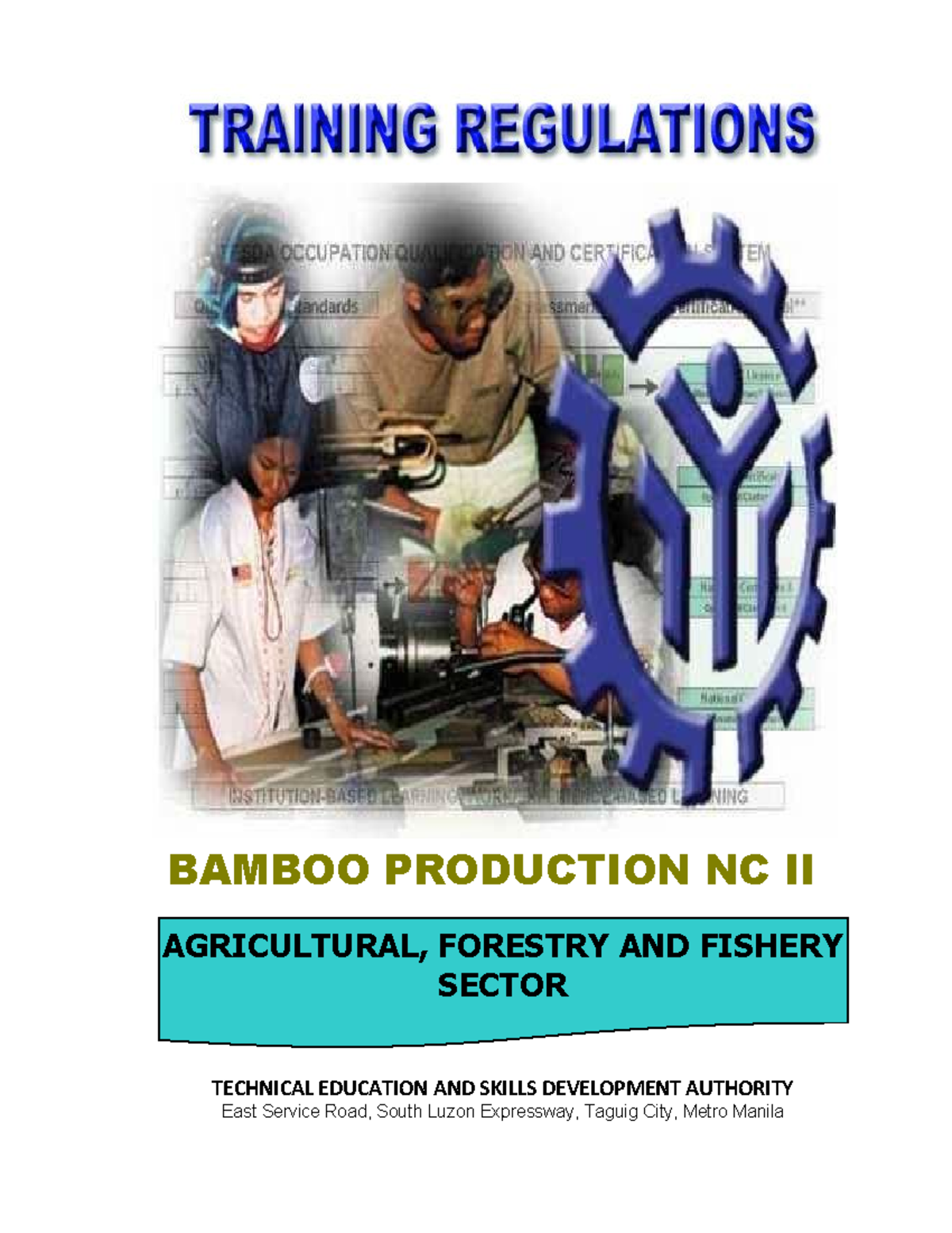 TR- Bamboo- Production NC II - BAMBOO PRODUCTION NC II AGRICULTURAL ...