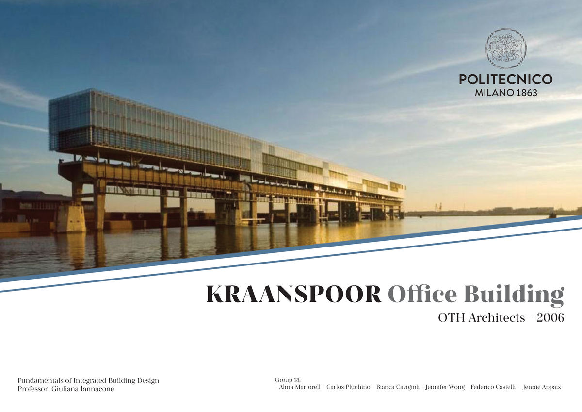 Report 01 Team13 - Exercise for the course based on the analysis of a ...