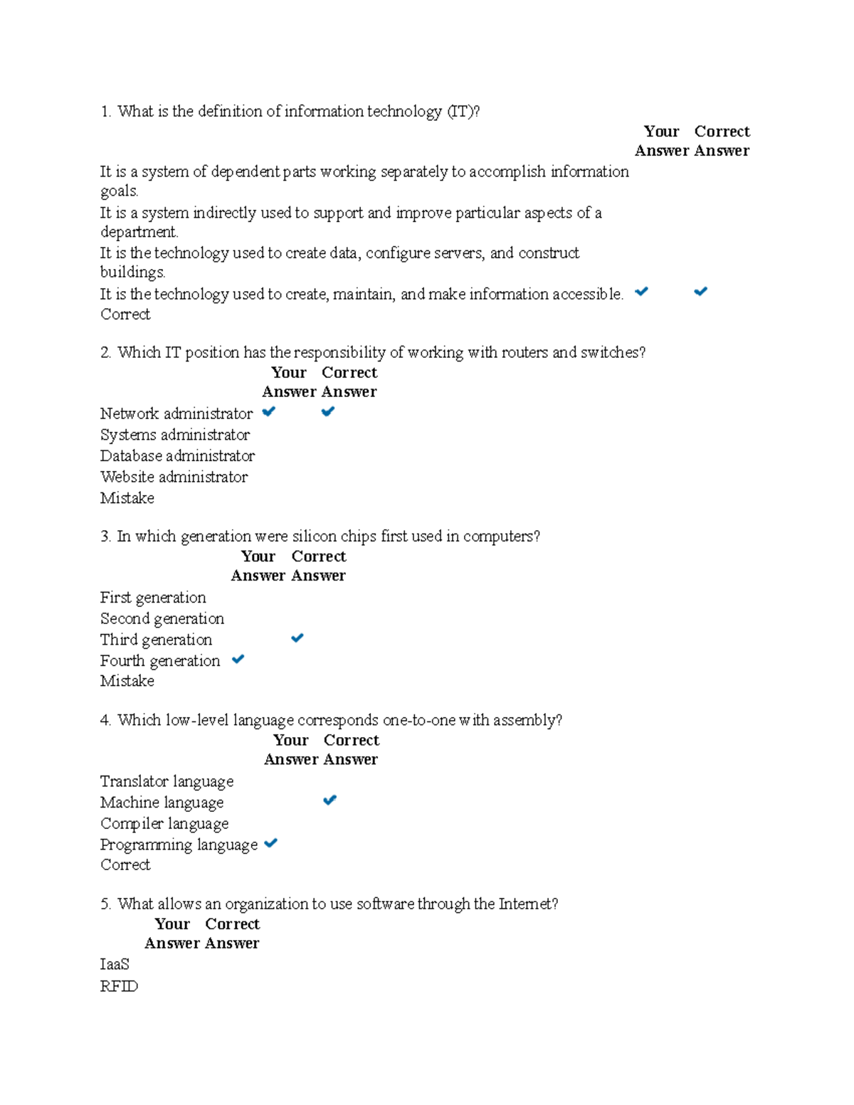 C182 Introduction to IT - What is the definition of information ...