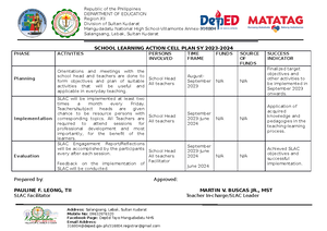 Quarter 1 First Grading Period Mathematics Examination Grade 6 ...