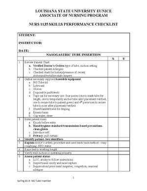Checklist Ostomy (DMorris) Guide for nursing care - LOUISIANA STATE ...