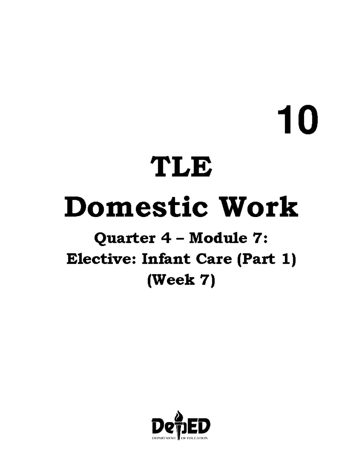 7 Q4 TLE Domestic WORK 10 - 10 TLE Domestic Work Quarter 4 – Module 7 ...