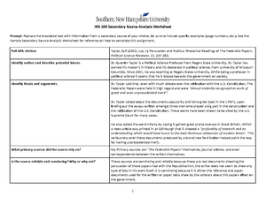 Historical Chart - HIS 100 Historical Context Chart Prompt : To ...