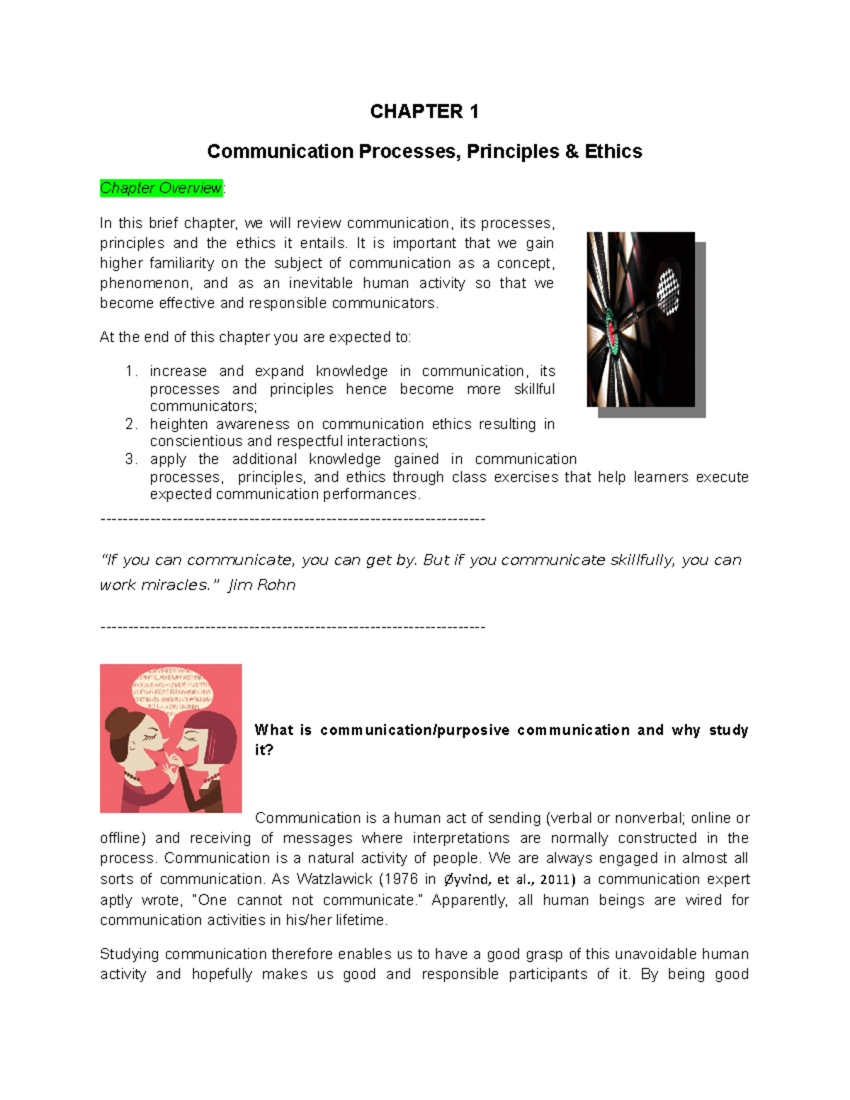 Engl 101-Chapter 1 Class Notes-Prelim for the Academic Year 2021-2022 ...