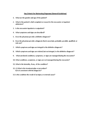 Inpatient Queries Coding Practice Test - INPATIENT QUERIES CODING ...