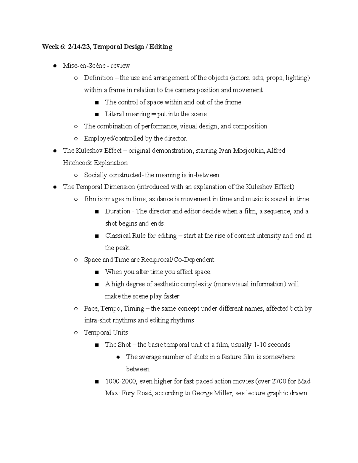 CTCS 190 week 6 lecture notes - Week 6: 2/14/23, Temporal Design ...