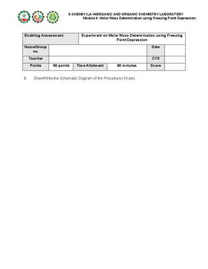 DA2 LAB ACID BASE Titration - De La Salle University- Dasmariñas BASIC ...