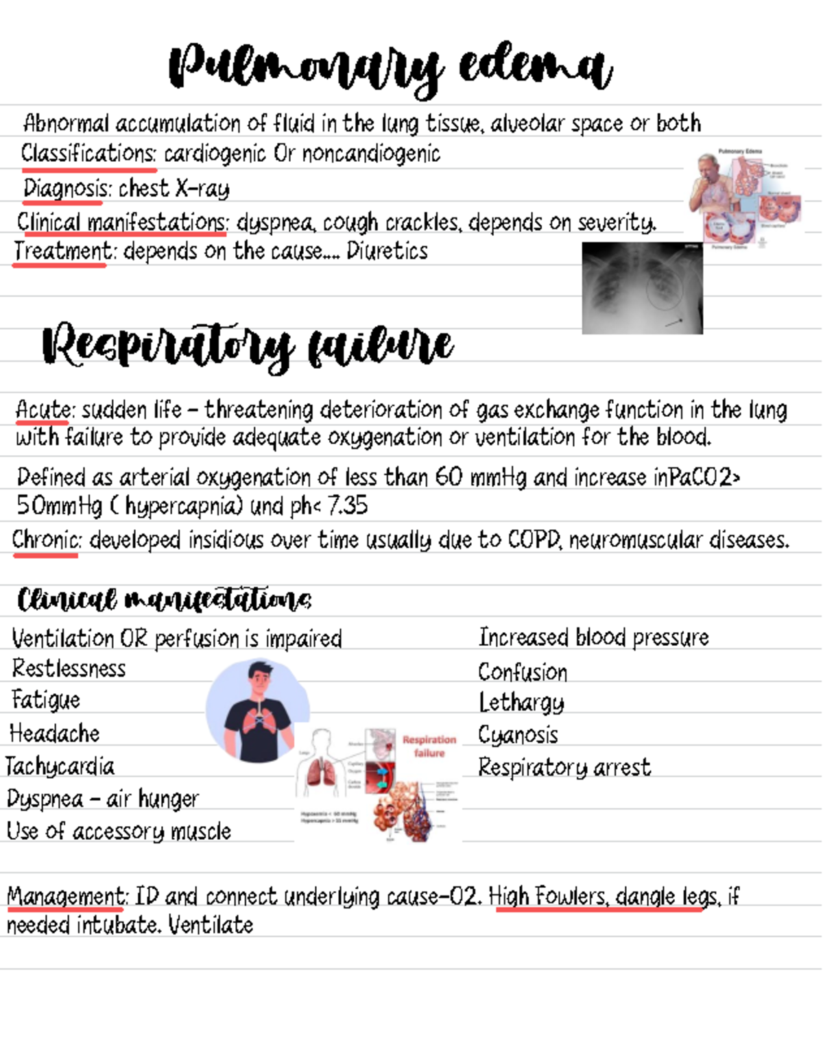 pulmonary edema , respiratory distress , ARDS - Pulmon y edema Abnormal ...