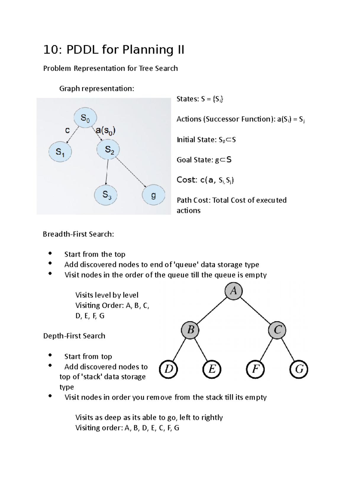 10 PDDL for Planning Part 2 - 10: PDDL for Planning II Problem ...