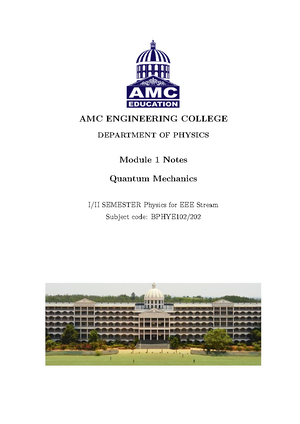 M3_Quantum Computing_2022-23.pdf - Module- Quantum Computing Syllabus: Principles of Quantum ...