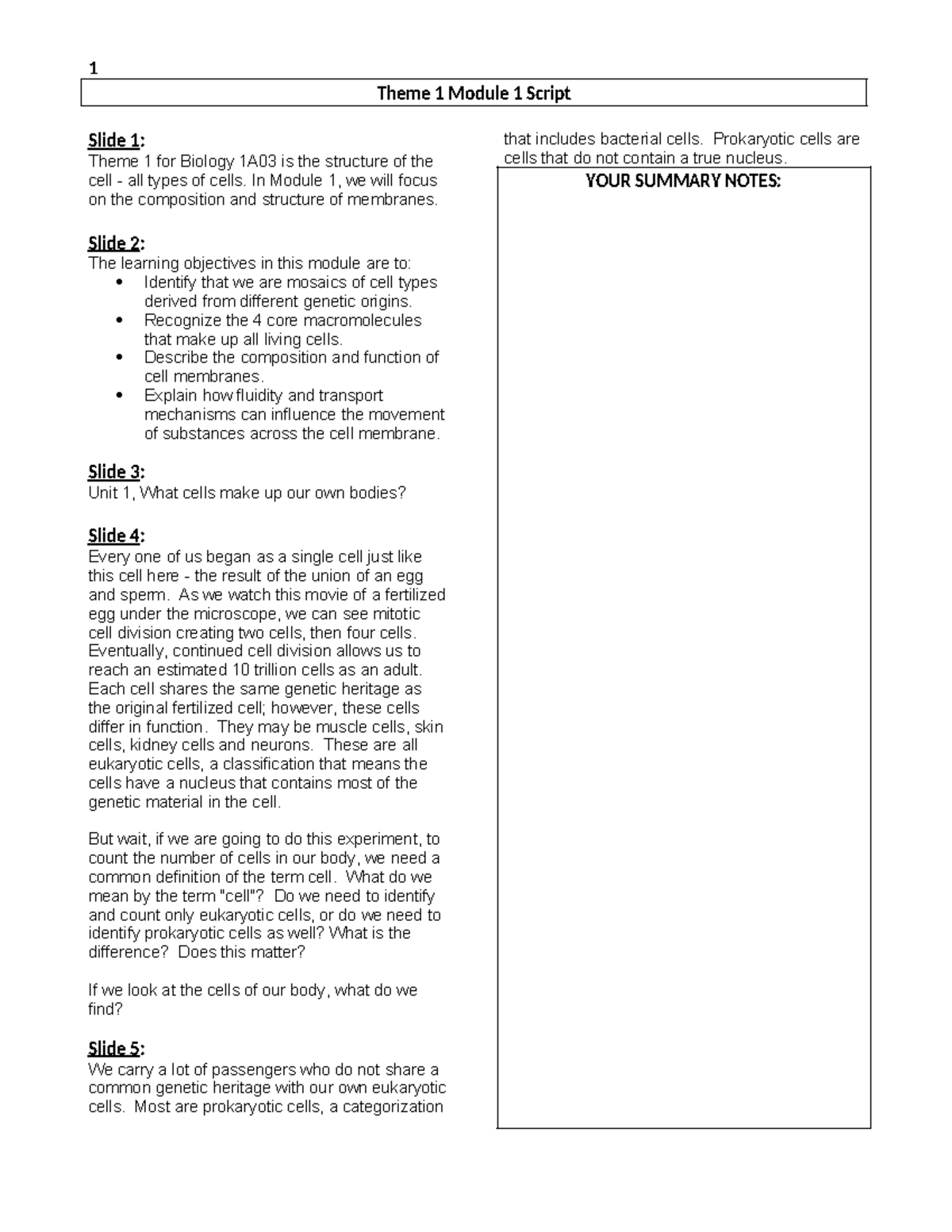 Theme 1 Module 1 Script W2021 - Theme 1 Module 1 Script Slide 1: Theme ...