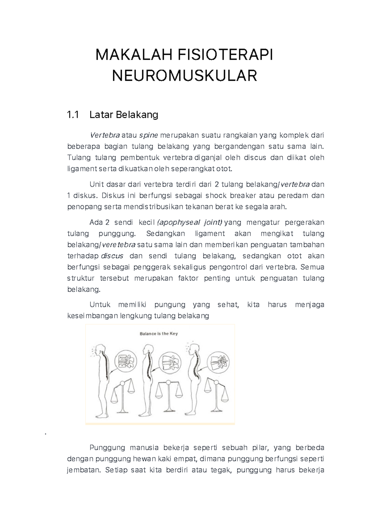 Makalah Fisioterapi Neuro Muskular - MAKALAH FISIOTERAPI NEUROMUSKULAR ...