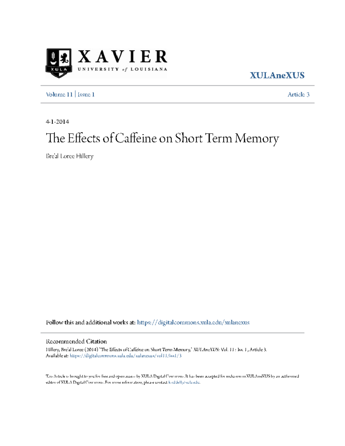 The Effects of Caffeine on Short Term Memory - Análisis de Datos - UNED ...