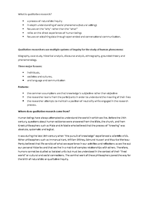 Qualitative Research Methods - When to Use Qualitative Research ...