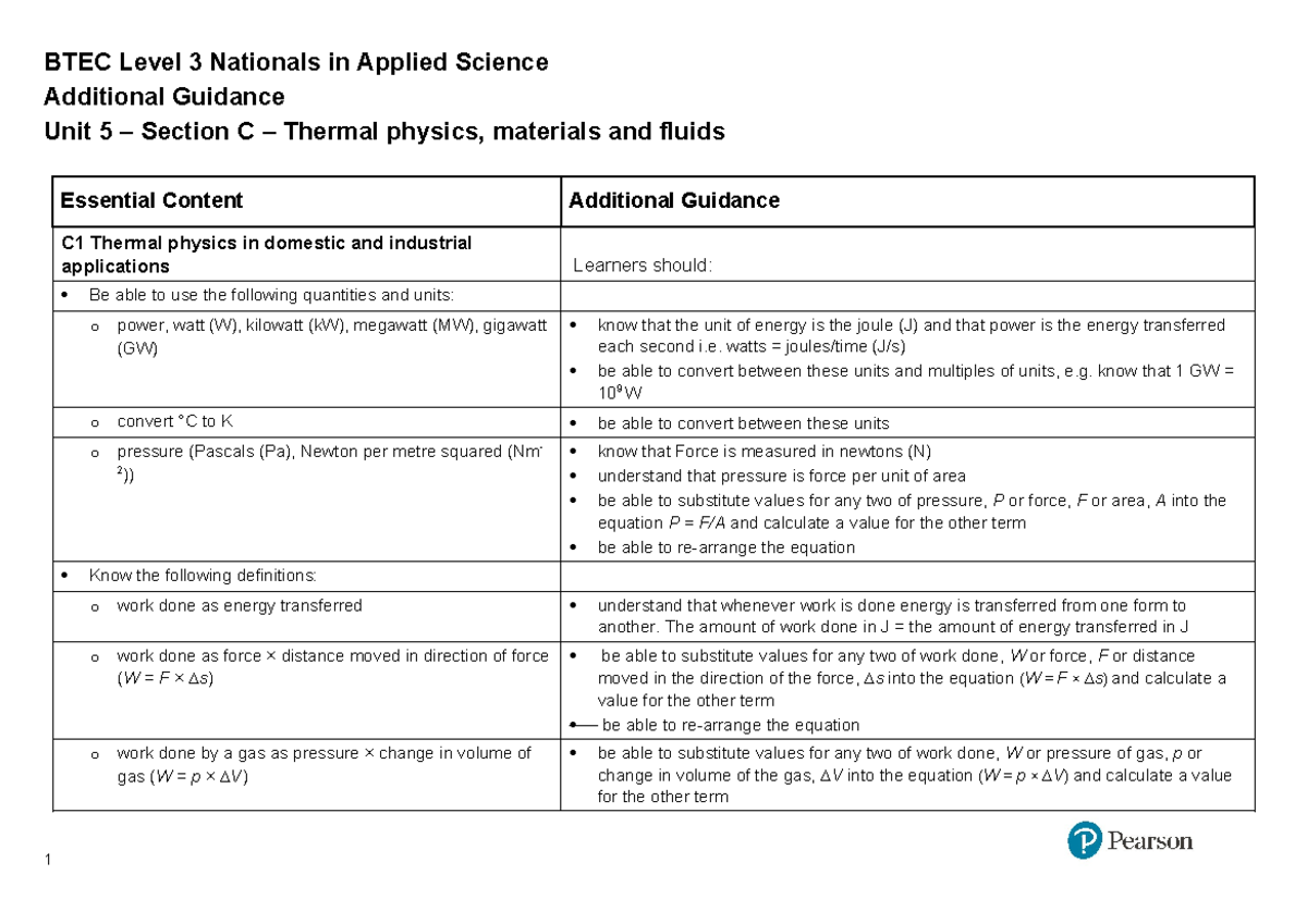 Unit5 additionalguidance sectionc physics final 3 applsci 1 - BTEC ...