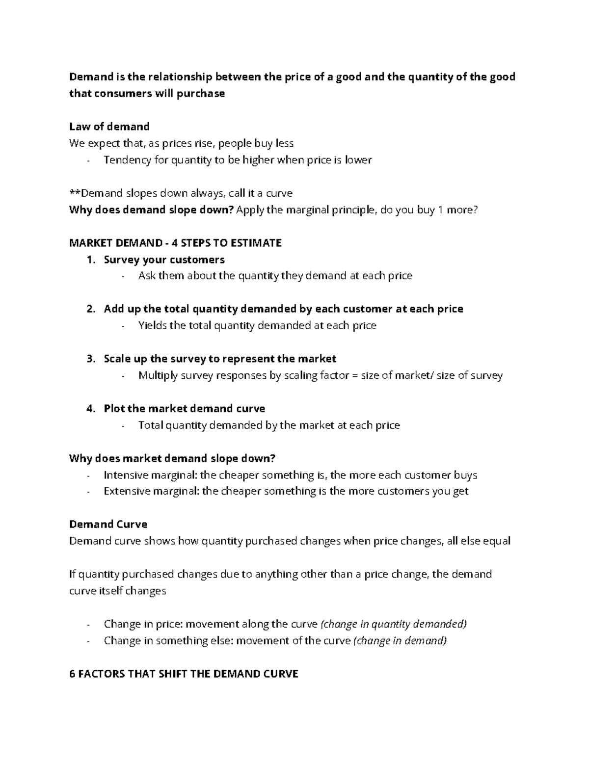 Demand - Professor Jefferey Ackerman Intro to Microeconomics - Demand ...