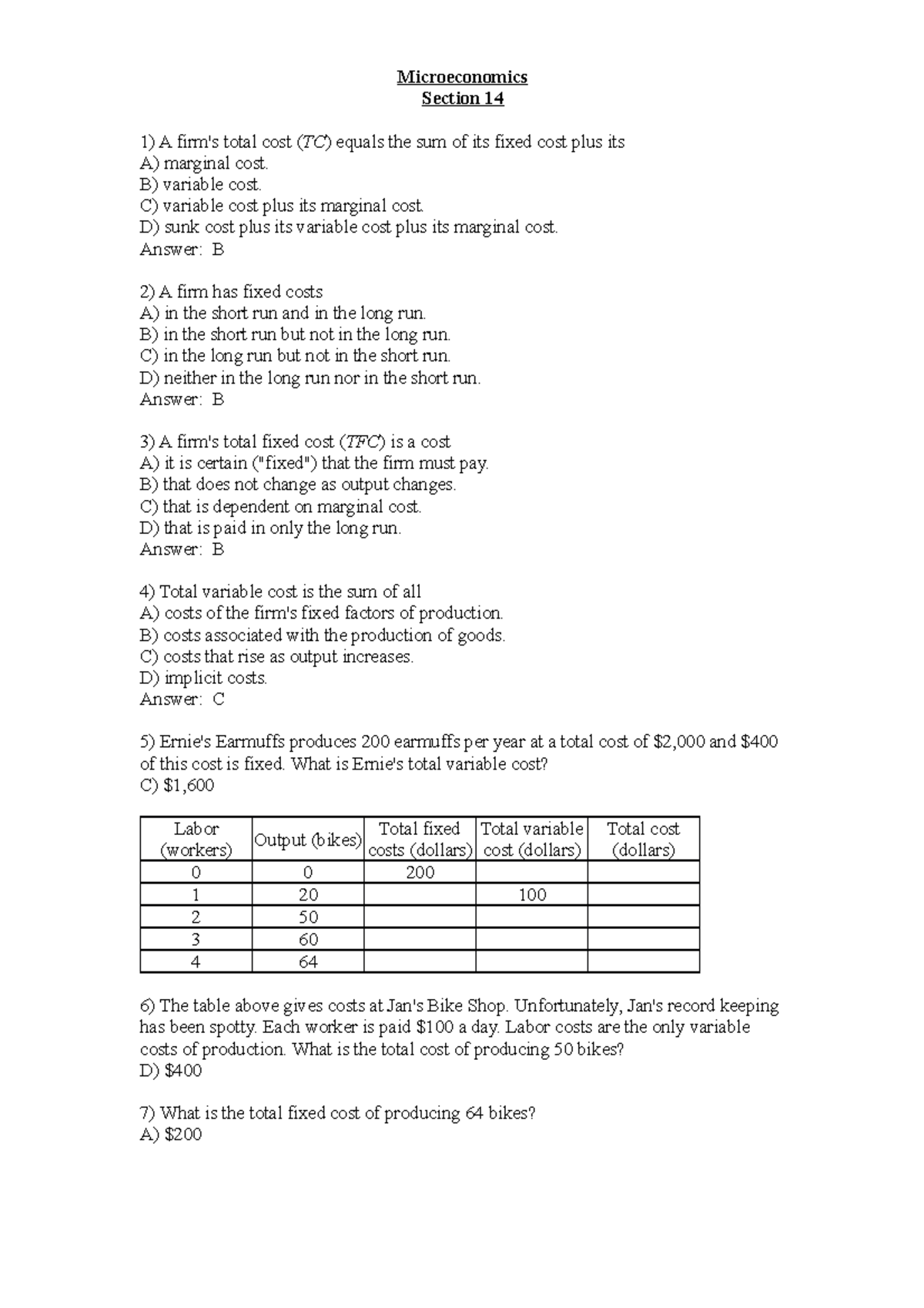 Micro section 14 new - Notes to summarize some lectures ...
