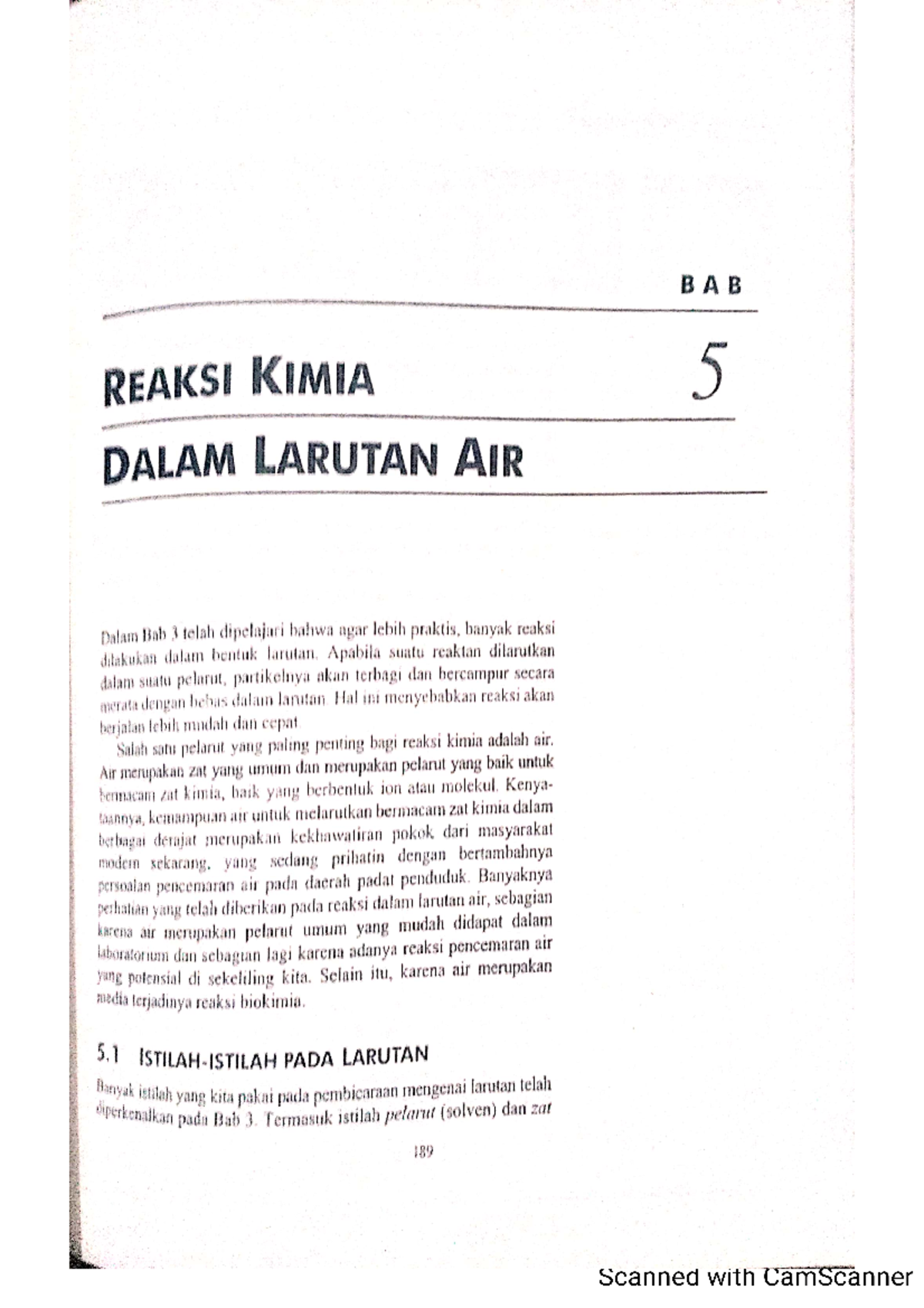 Reaksi Kimia Dalam Larutan AIR - teknik mesin - Studocu