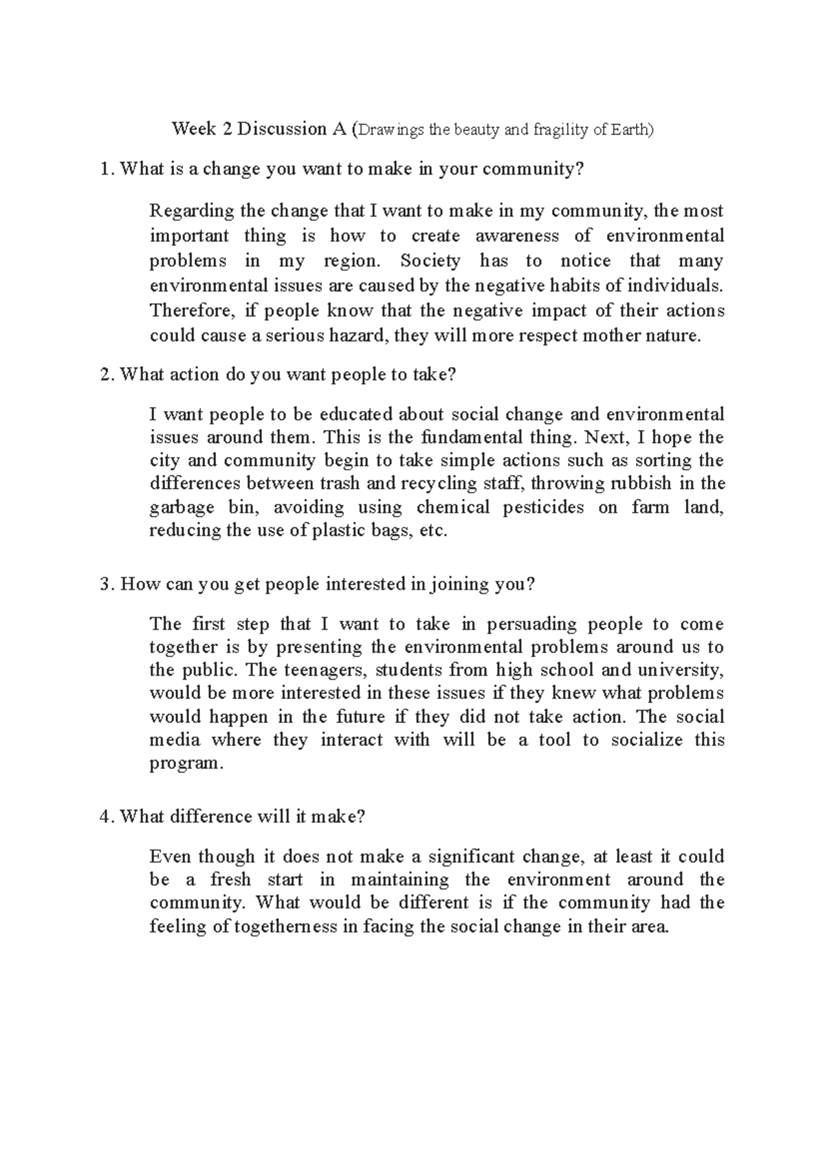 Week 2 Discussion A - Communication through art - Week 2 Discussion A ...