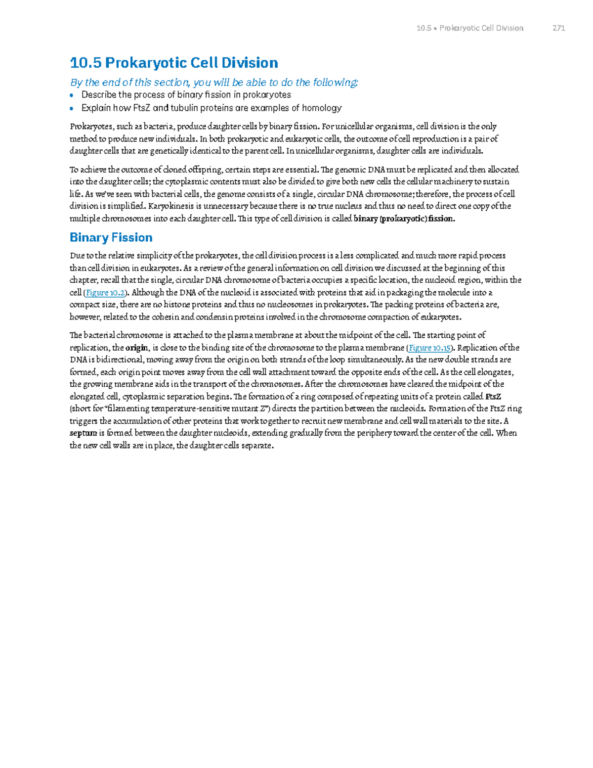 Chapter 10 Cell Reproduction Part 9 - 10 Prokaryotic Cell Division By ...
