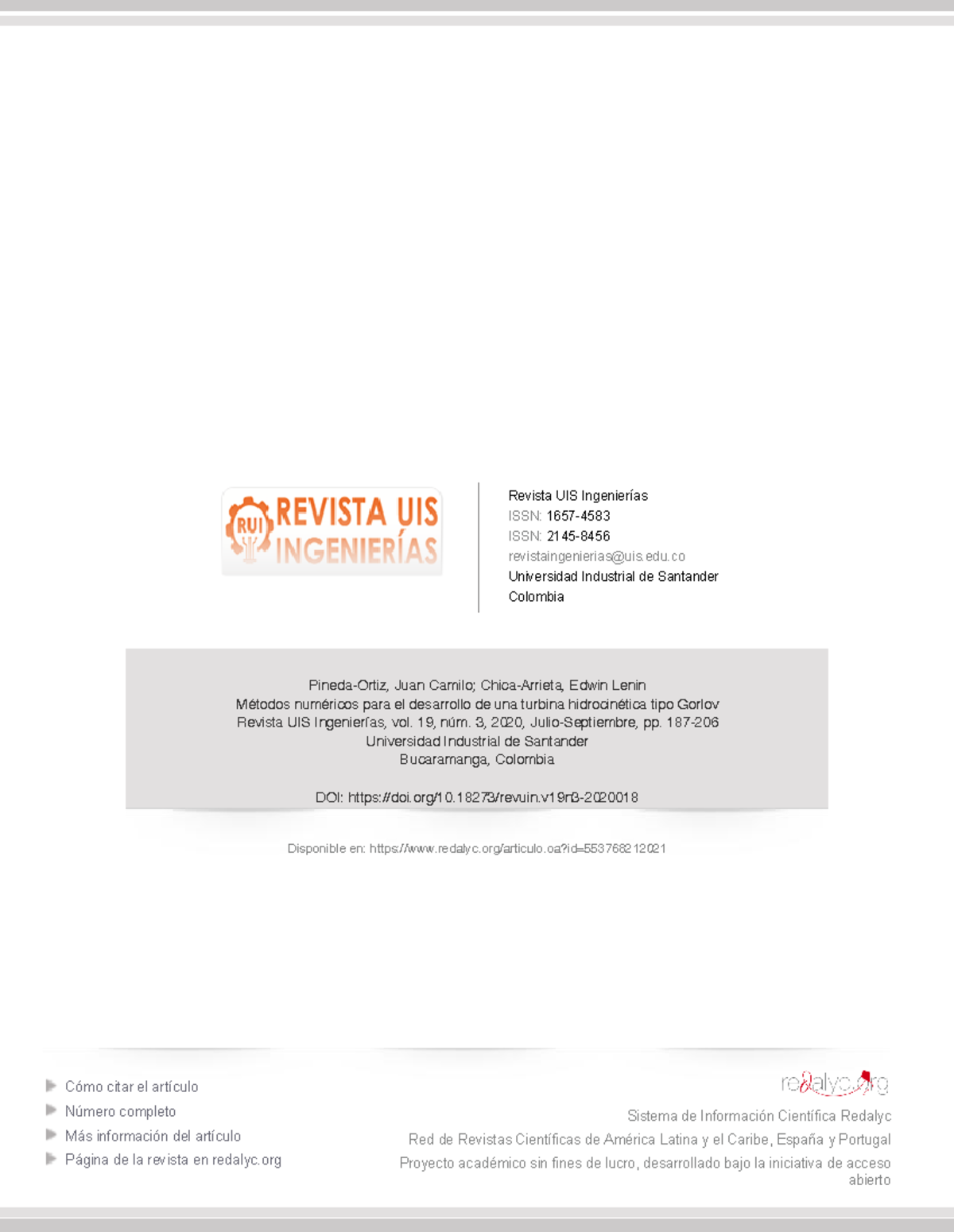 553768212021 - Jajja jajsjs - Cómo citar el artículo Número completo ...