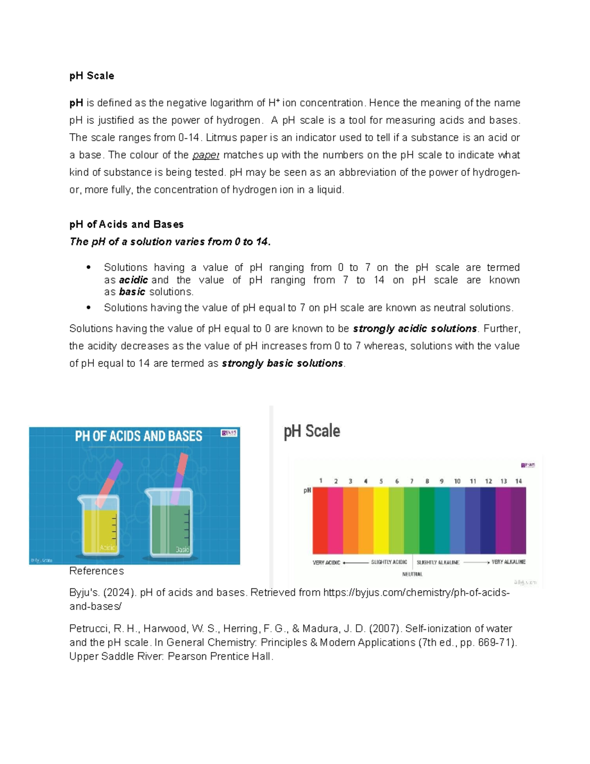 P H-scale - The pH scale measures how acidic an object is. Objects that ...