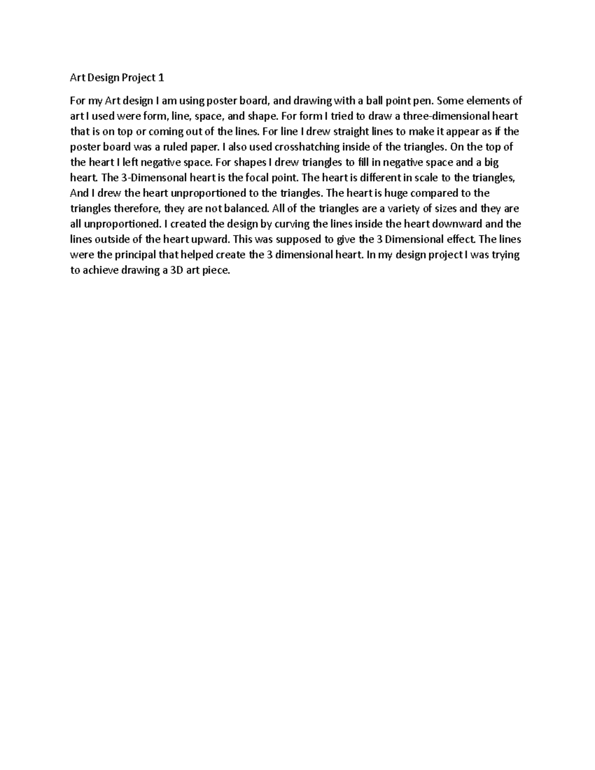 Art+Design+Project+1 - Art Design Project 1 For my Art design I am ...