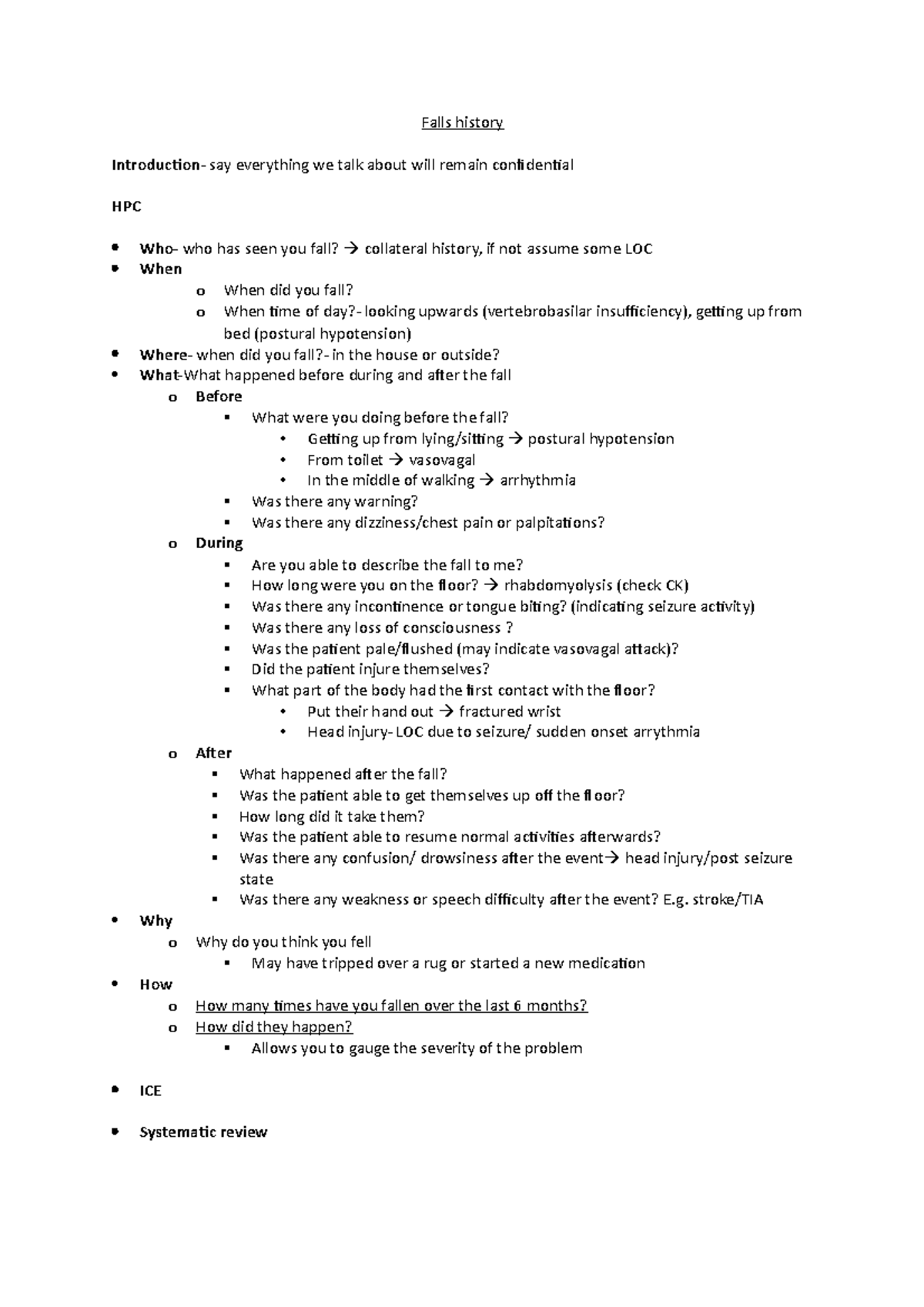 Falls history - Falls history Introduction- say everything we talk ...