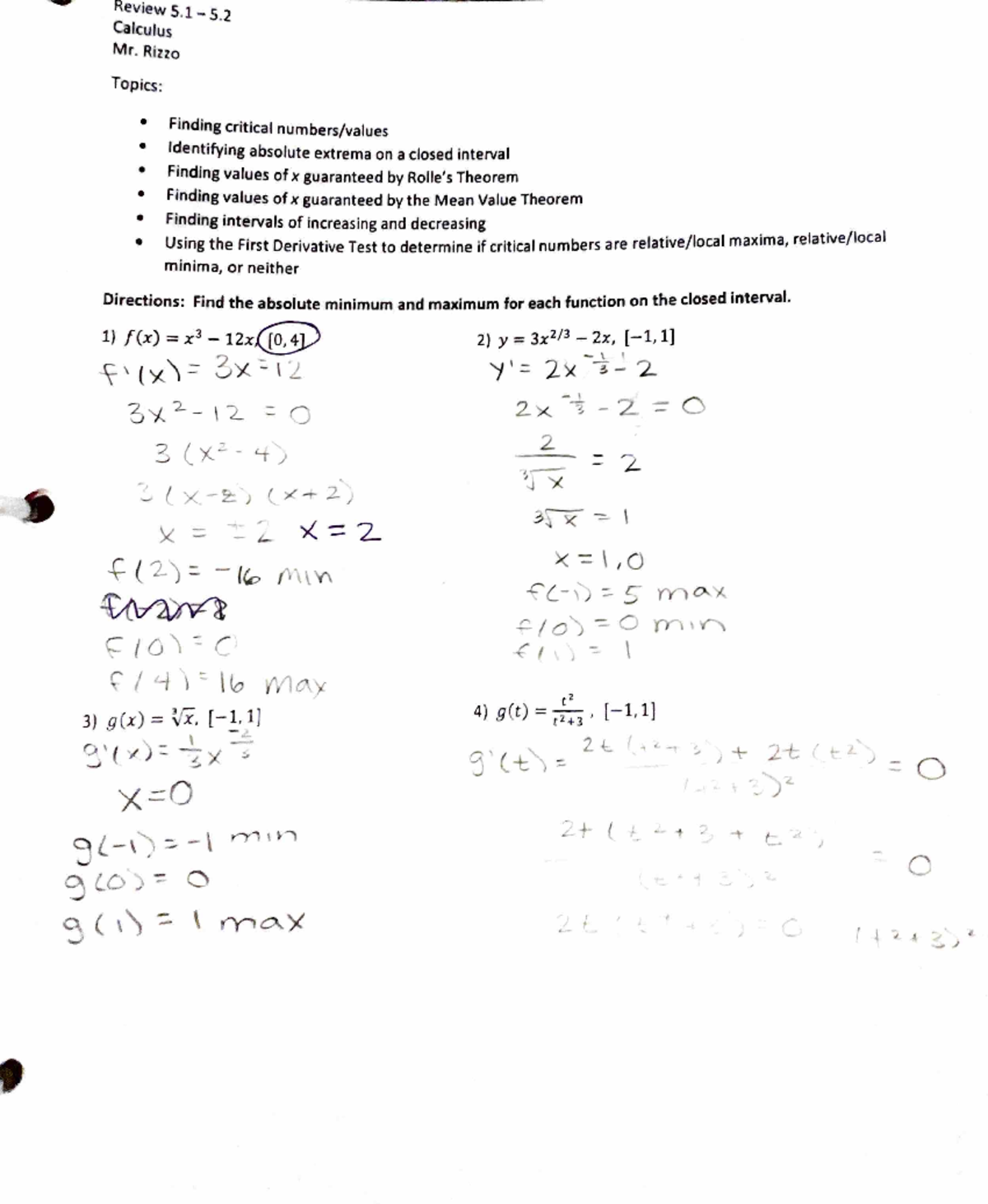 5.1 - 5.2 review - Studocu
