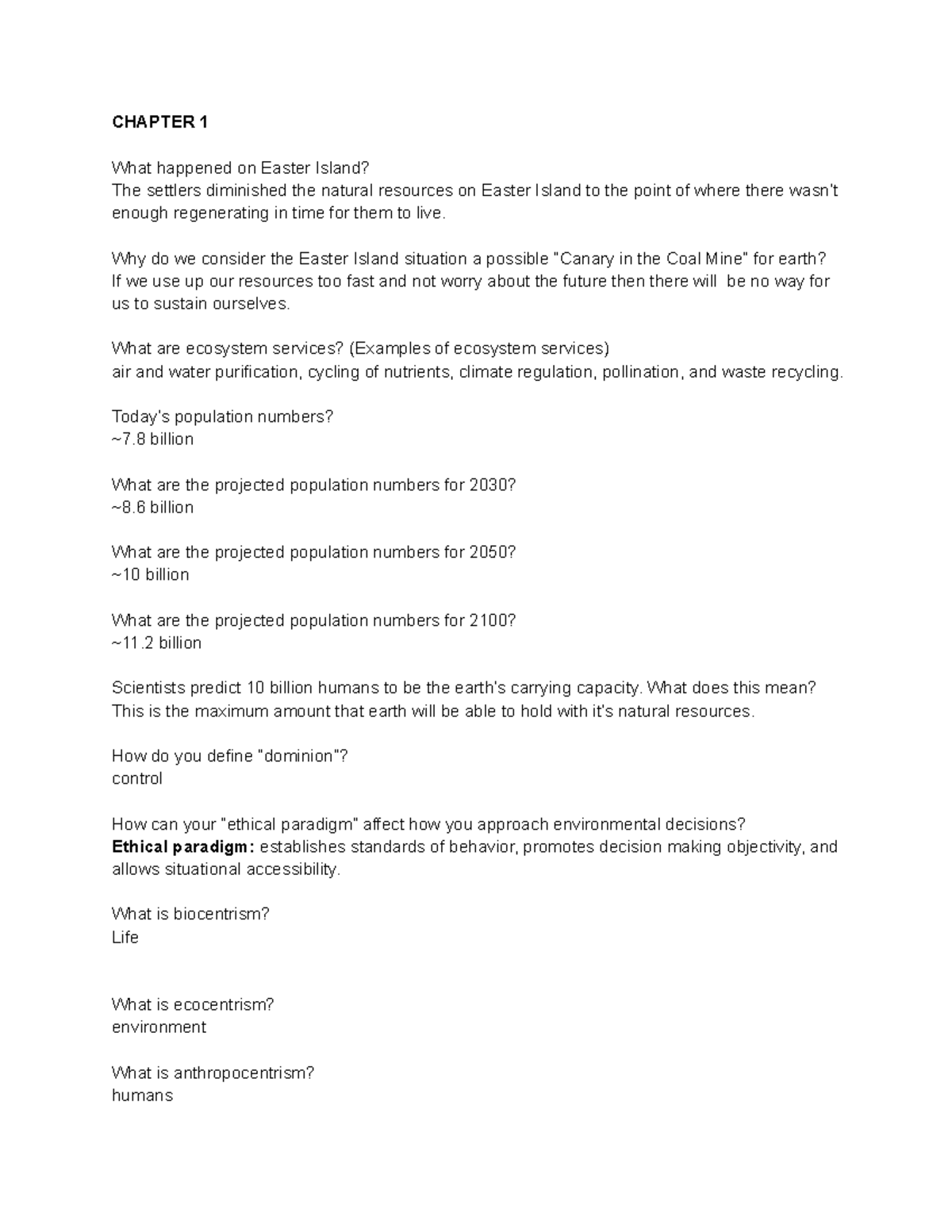 Exploring Environmental Issues Chapter 1 - CHAPTER 1 What happened on ...