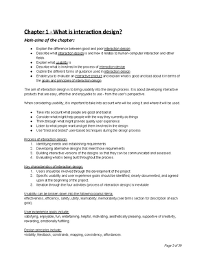 INF3720 Notes - Interaction Design - Four Basic Activities of ...