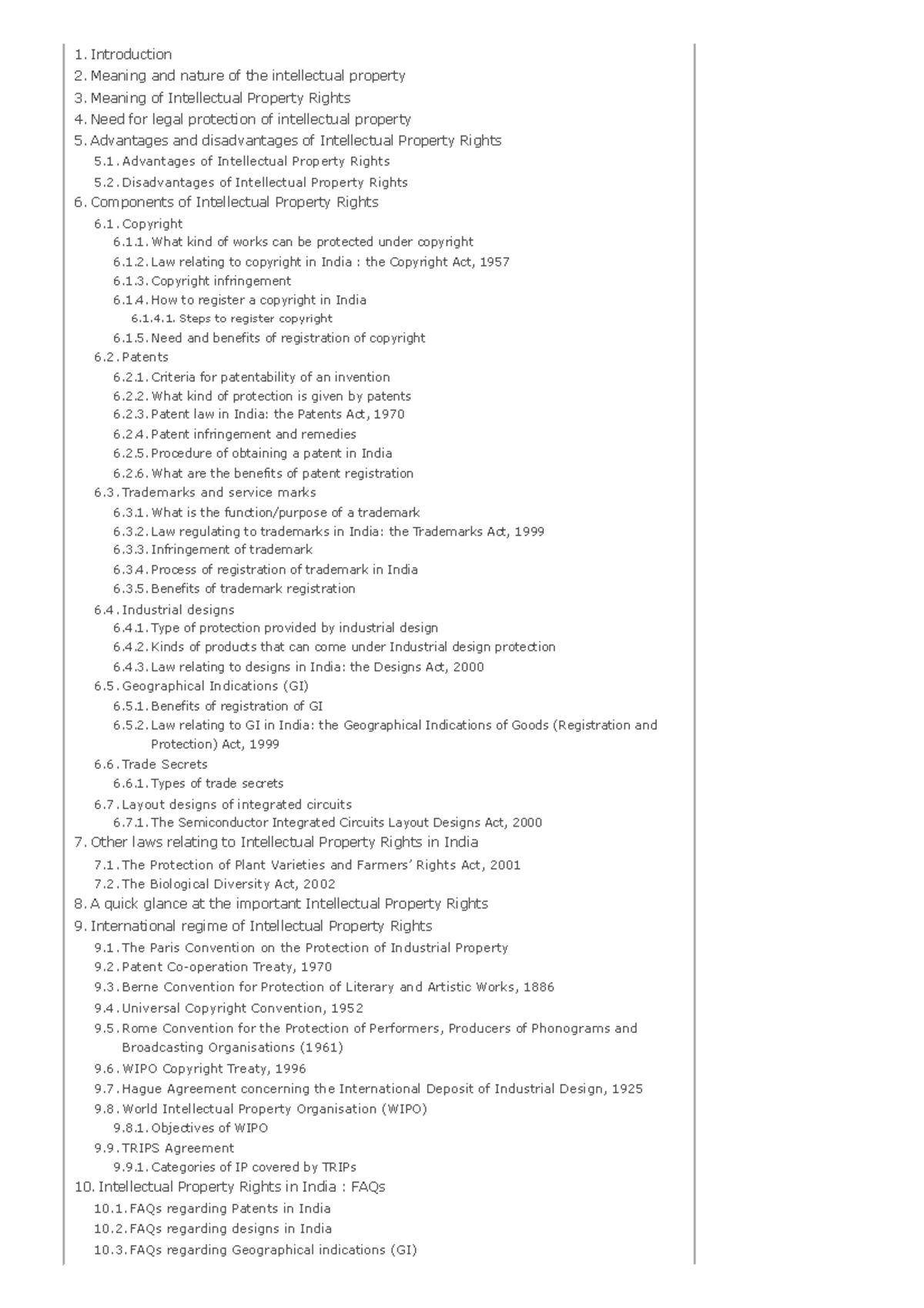 All about Intellectual Property Rights (IPR) - Introduction Meaning and ...