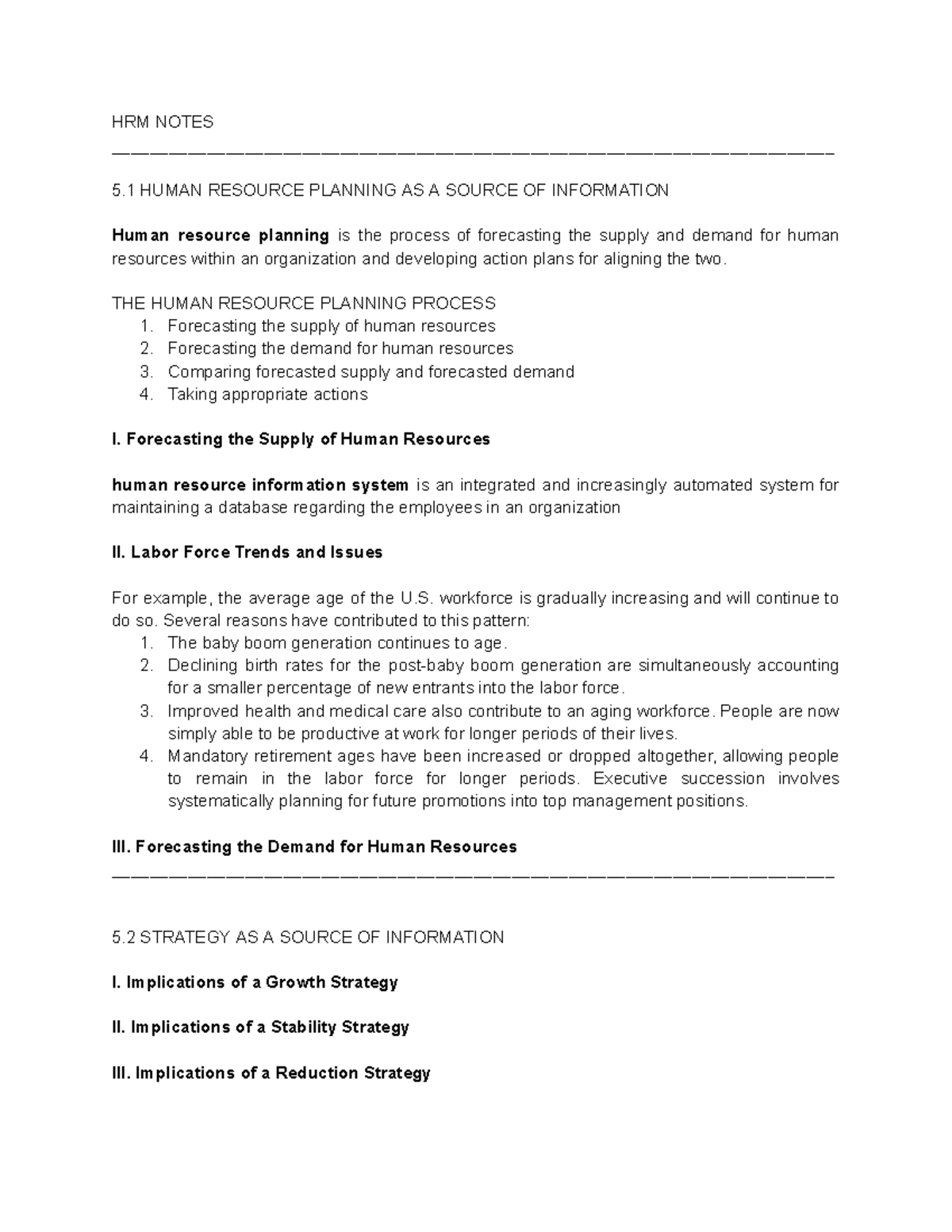 Untitled document - Lecture notes in HRM based in HR4 book by Denisi ...