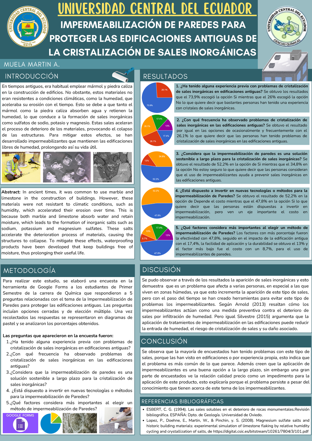 Póster científico COE - UNIVERSIDAD CENTRAL DEL ECUADOR ...