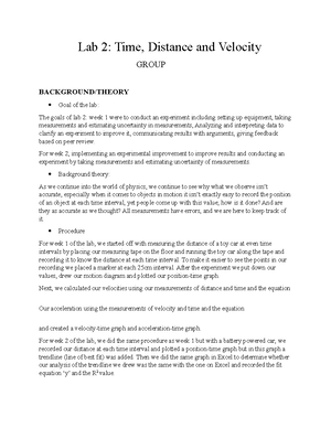 Lab 3 - we have two weeks for this lab where we had to come up with our ...