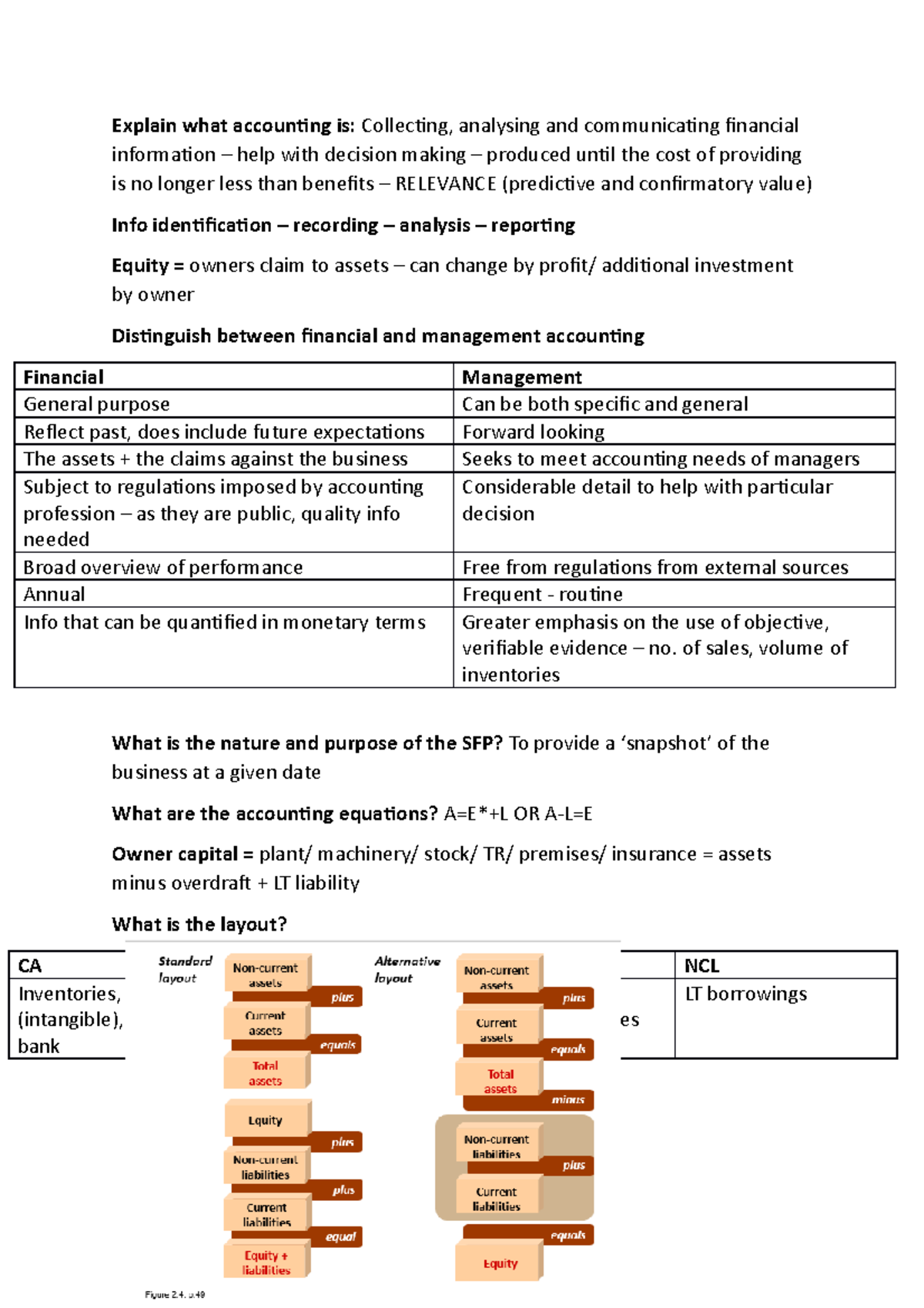 Accounting recap 1-4 - Update - Copy - Explain what accouning is ...