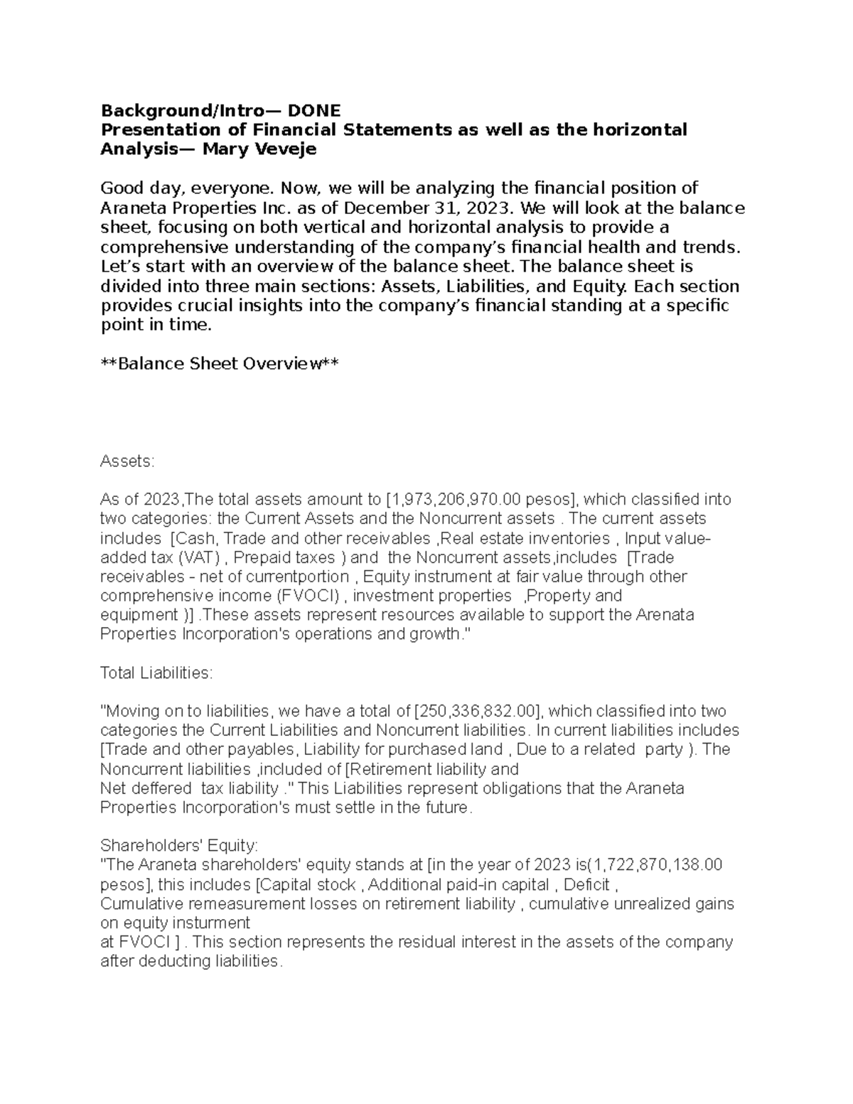 IA3 script and sequence - Background/Intro— DONE Presentation of ...