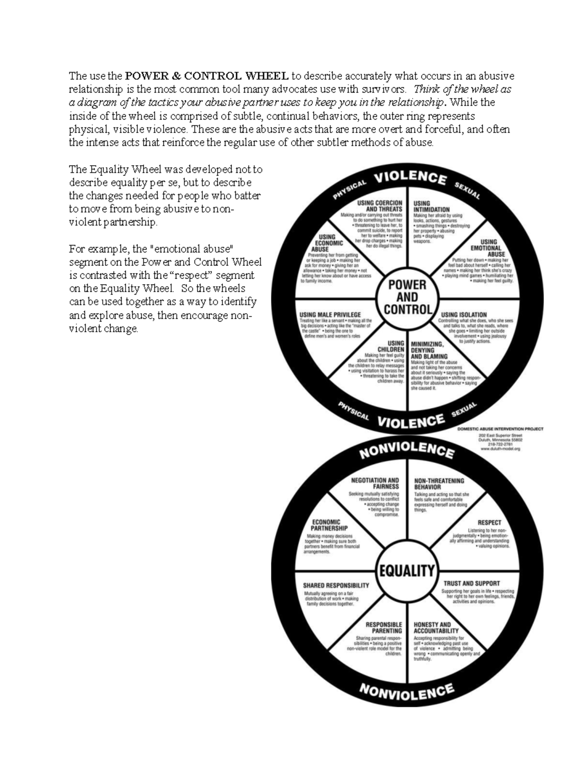 Httpswww.crisisctr - Healthy and unhealthy relationships - The use the ...