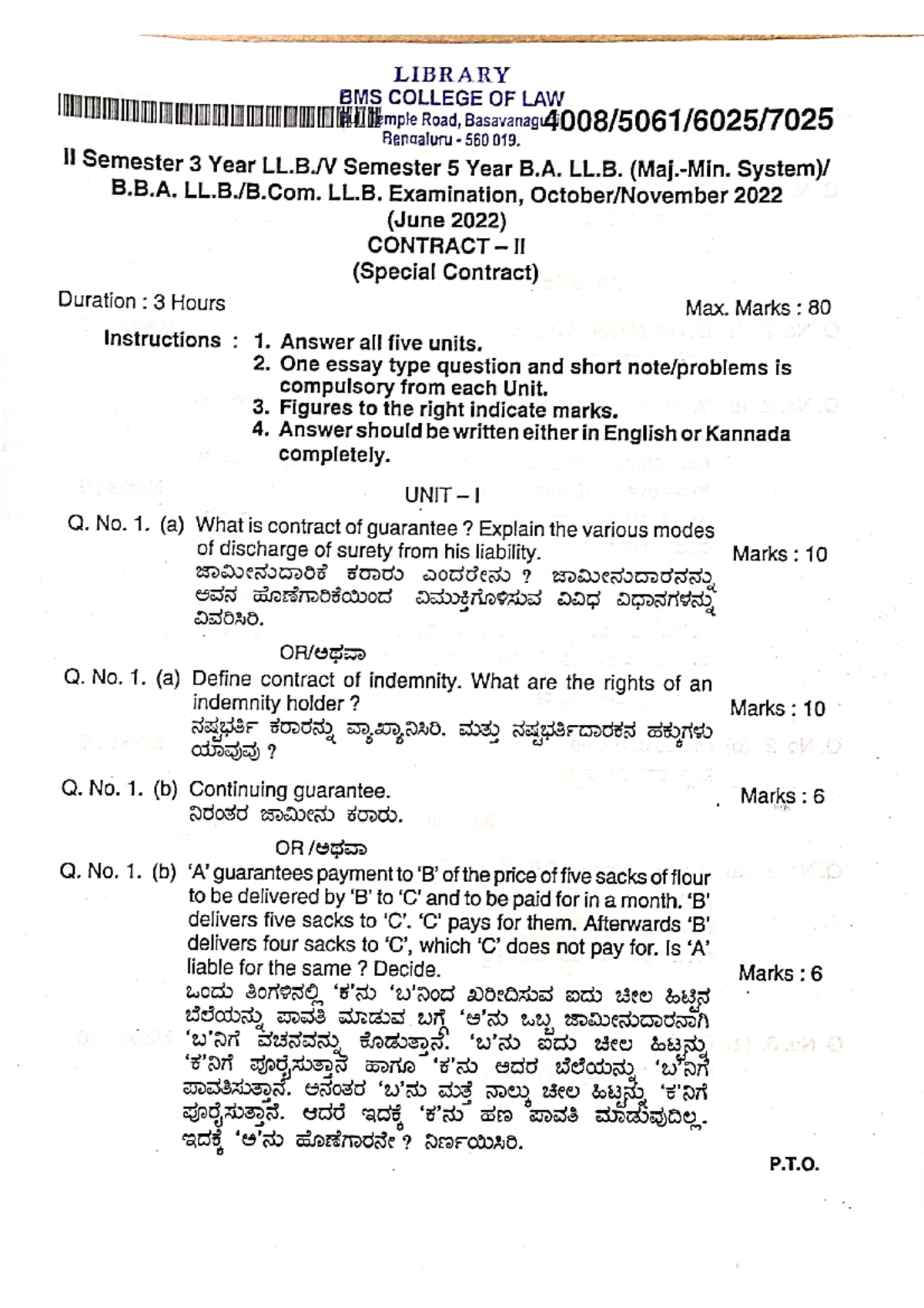 002 contract - II - Llb 3 years - Studocu