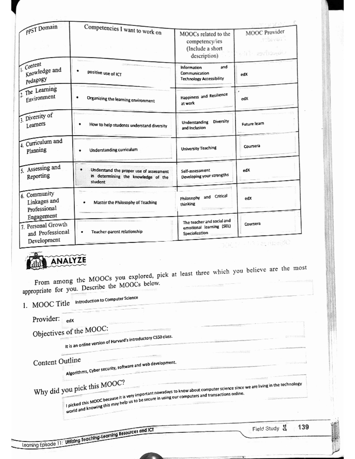 FS 6 to 8 - Field study book 1 episode 6 to 8 - Bachelor of Secondary ...