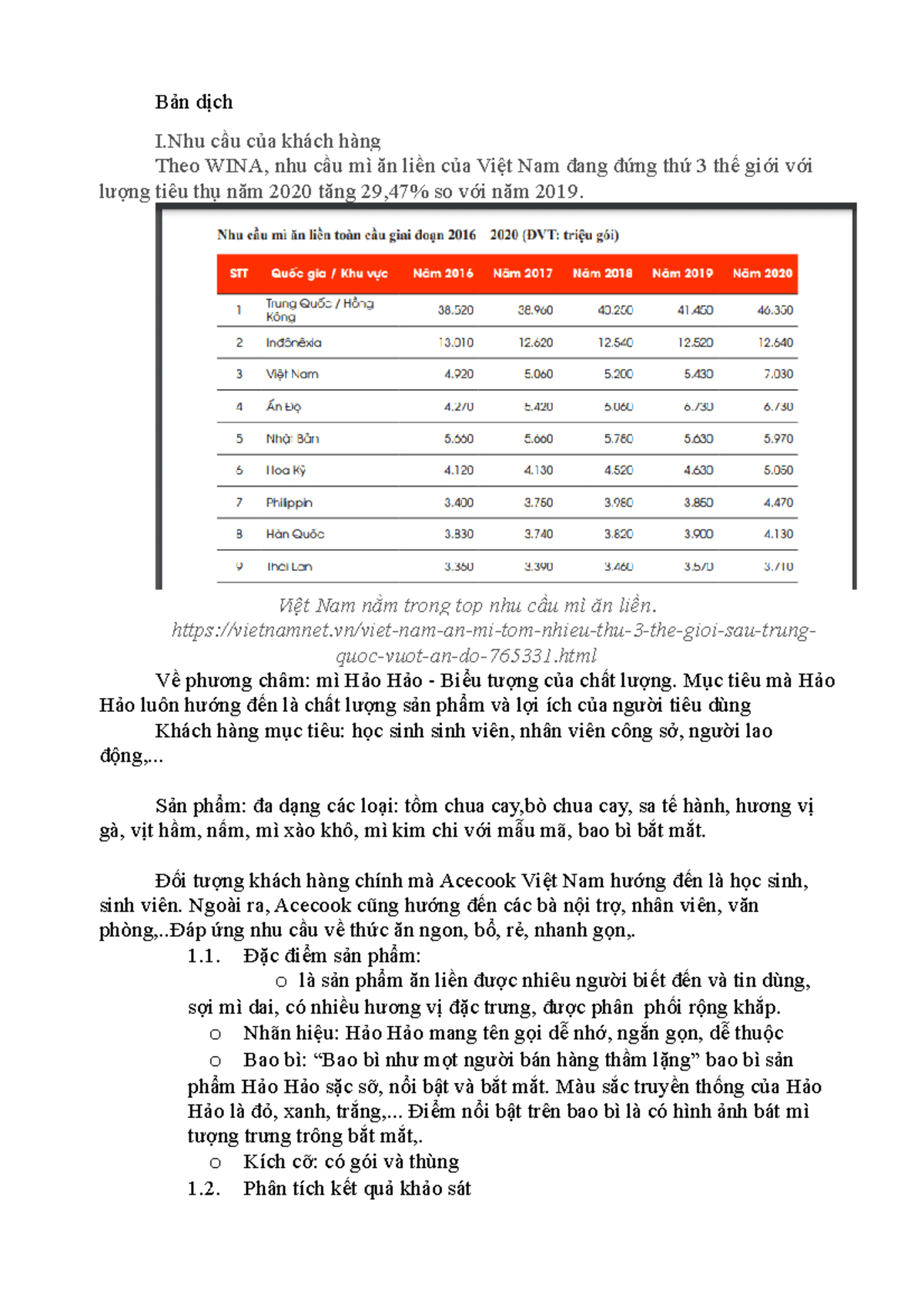 Bản dịch Acecook - product attributes tatio hdhk hdklah uehjk hkshdak ...