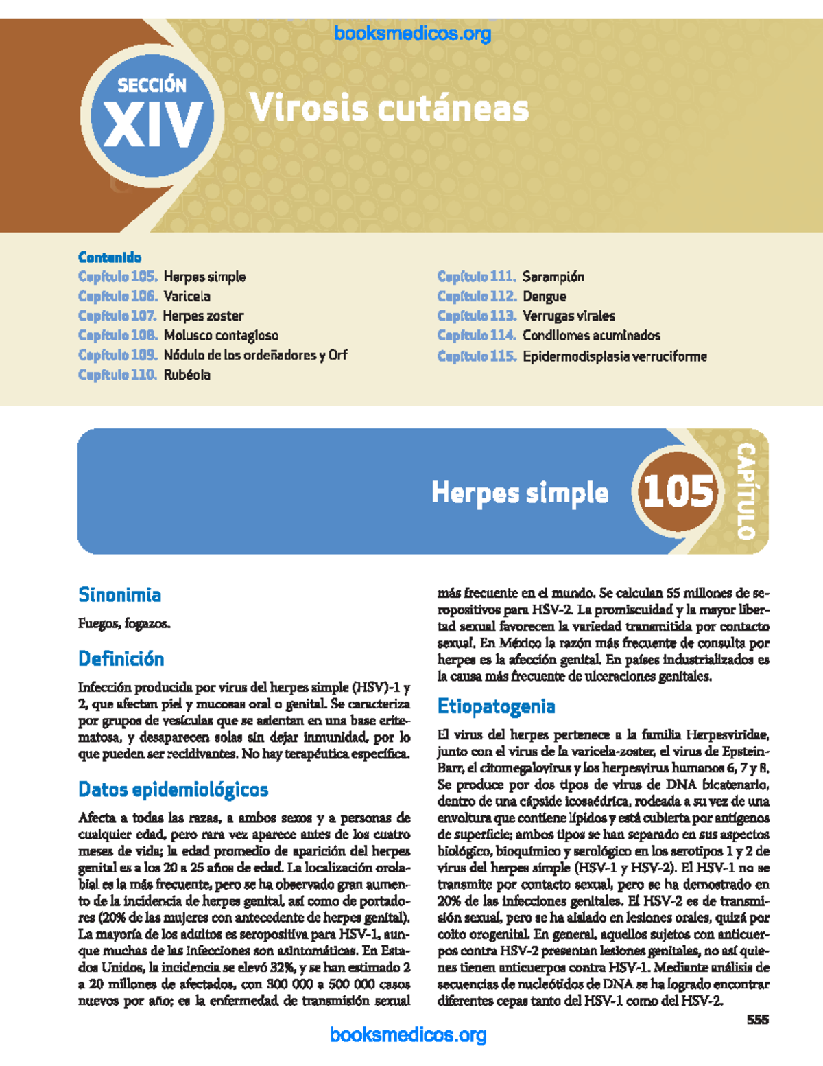 Virosis Cutaneas - Lea - booksmedicos SECCIÓN XIV Virosis cutáneas ...