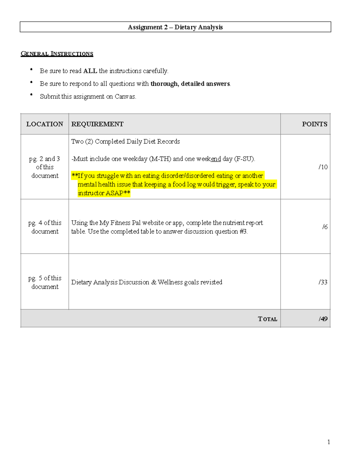 Assignment 2 - Be sure to respond to all questions with thorough ...
