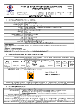 Fispq componente B WEG - Nome do produto: CATALISADOR LACKTHANE N 2677 ...