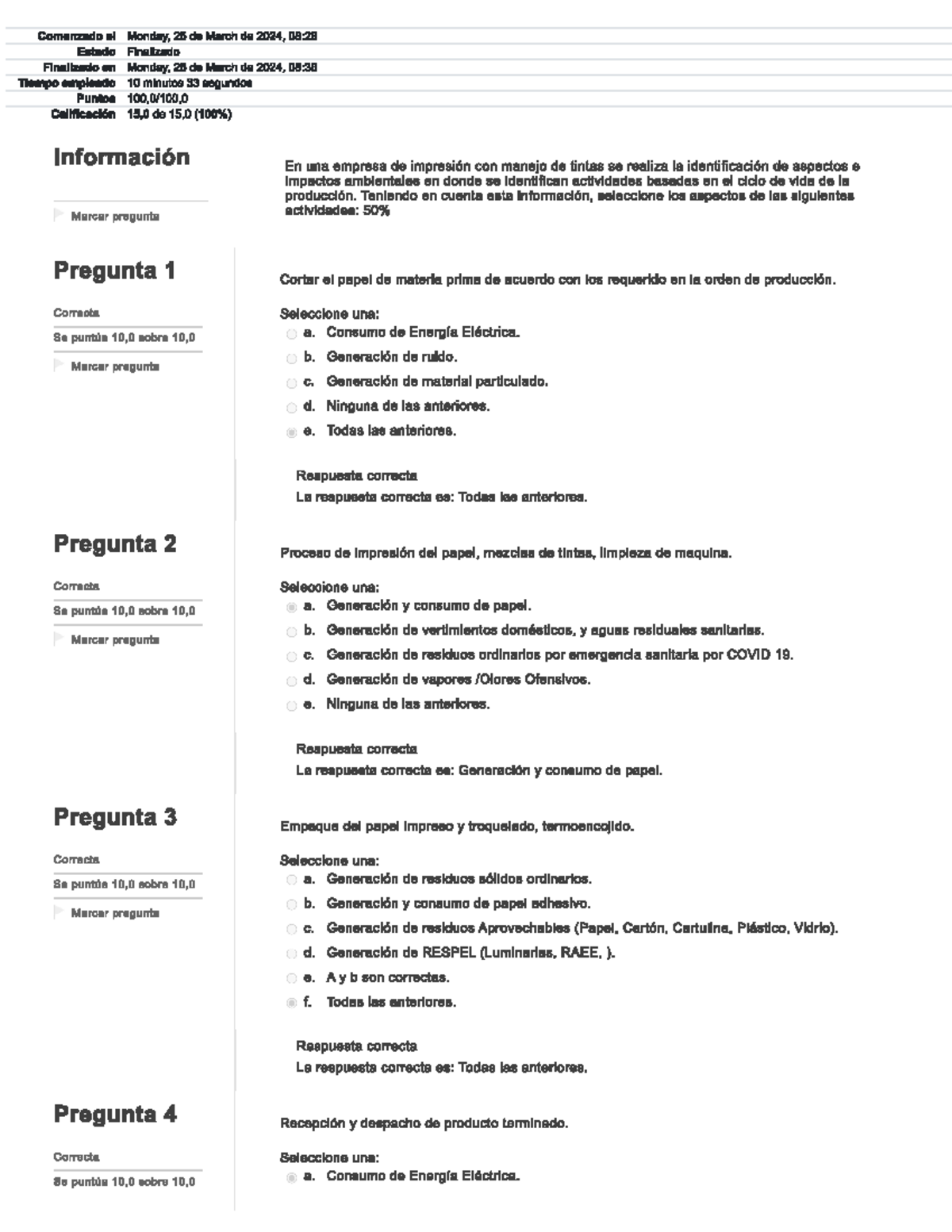 Taller 2 - Módulo EM ISO 14001:2015 - Medio ambiente - Studocu