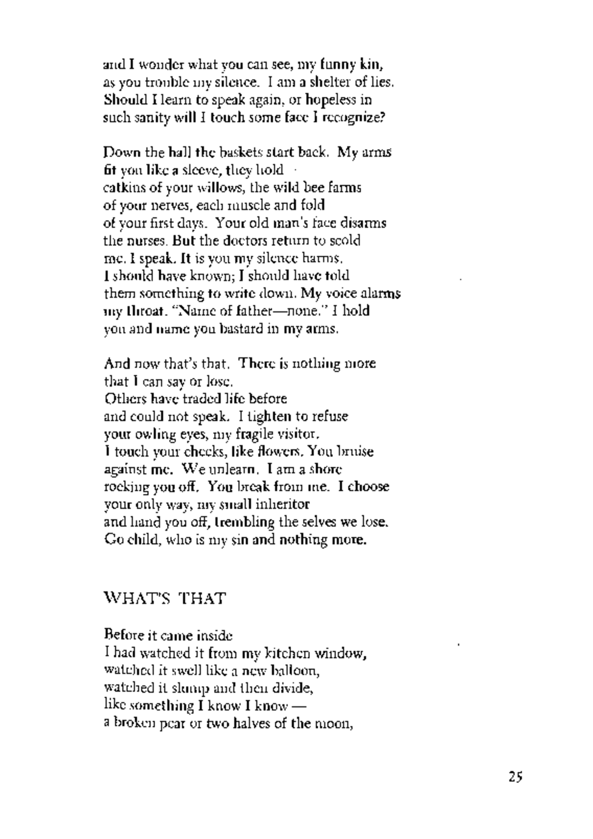 Anne Sexton - The Complete Poems 53 - and I wonder what you can see, my ...