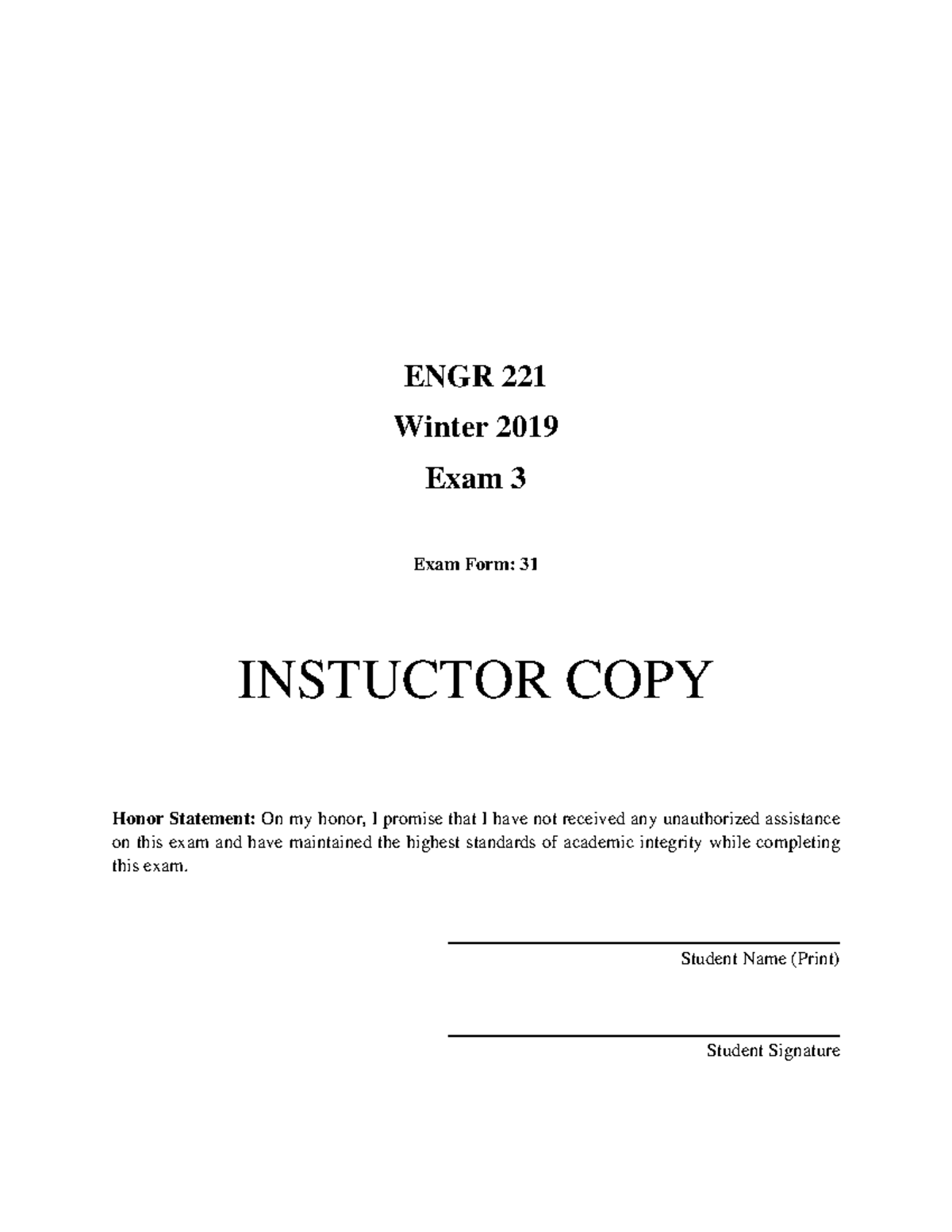 ENGR 221 Exam 3 Winter 2019 EF31 Instructor Copy ENGR 221 engr-221-exam-3-winter-2019-ef31-instructor-copy-engr-221