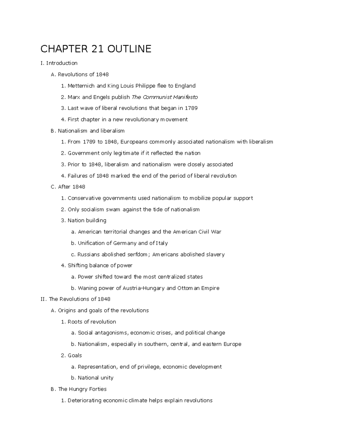 CH21 - work assignments from textbooks and lectures - CHAPTER 21 ...